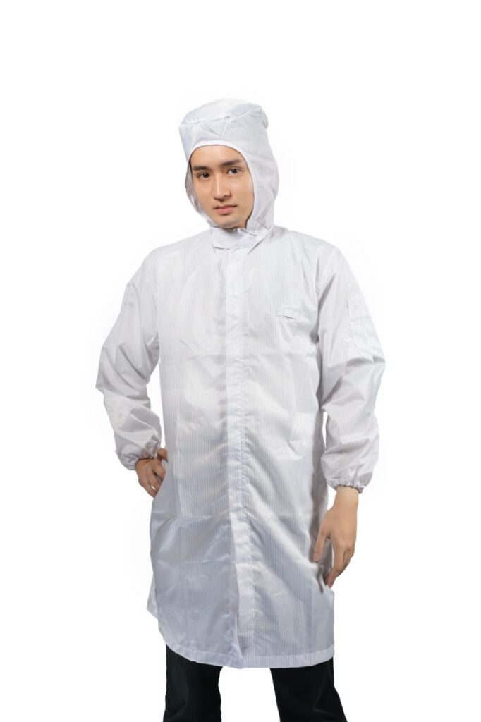 Esd Cleanroom Smock with Hood - Bizone.my